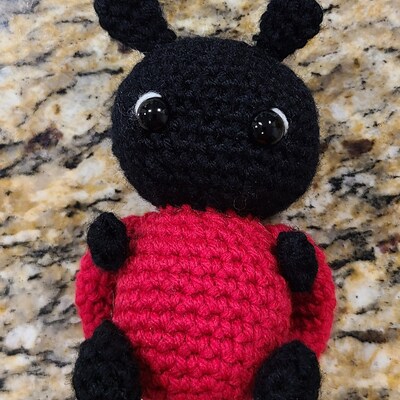 PATTERN: Lulu the Ladybug Crochet Ladybug Pattern Amigurumi Ladybug ...