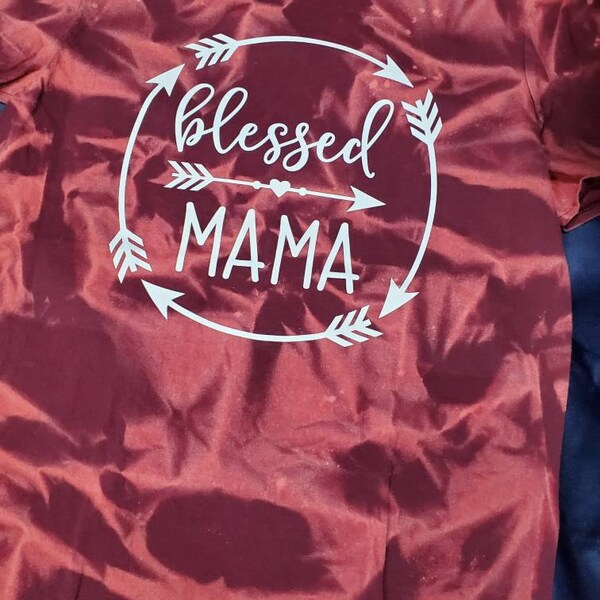 Blessed Mama Screen Print Transfer - Plastisol Transfer - Heat Press ...
