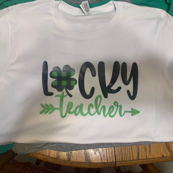 Lucky Teacher Svg, St Patricks Day Svg, Teacher Svg, St. Patrick's Day ...