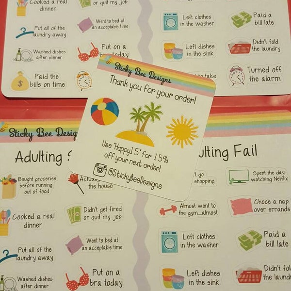 66 School Year Event Planner Stickers, School Stickers, Back to School ...