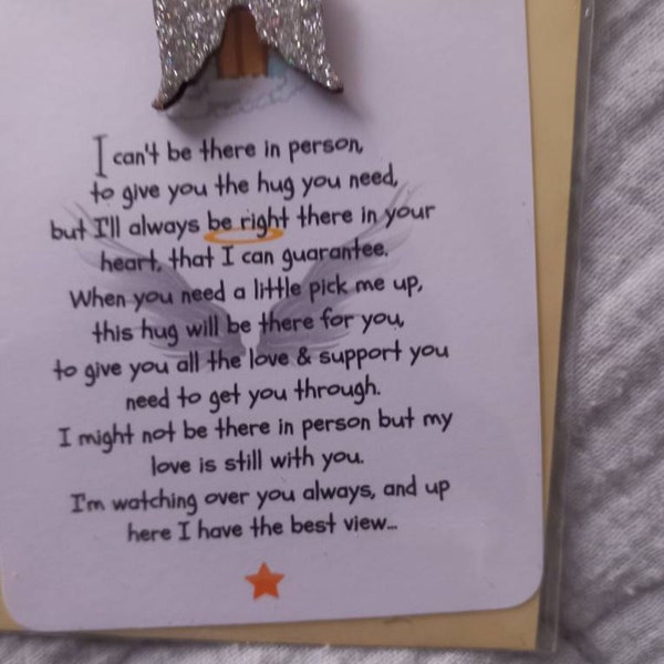 Pocket Hug From Heaven | Pocket Token | Bereavement Gift | Keepsake ...