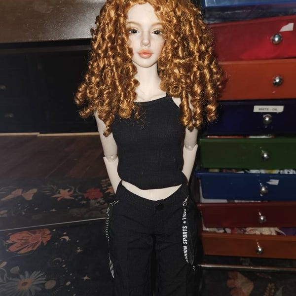 BJD in Stock ID75 SD17 PU Leather Motorcycle Gloves - Etsy