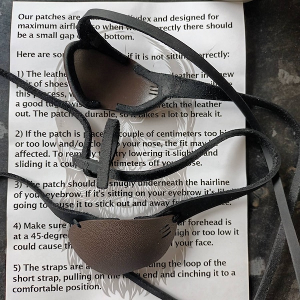 Mesh Eye Patch - See-through and Breathable for Sports and Cosplay ...