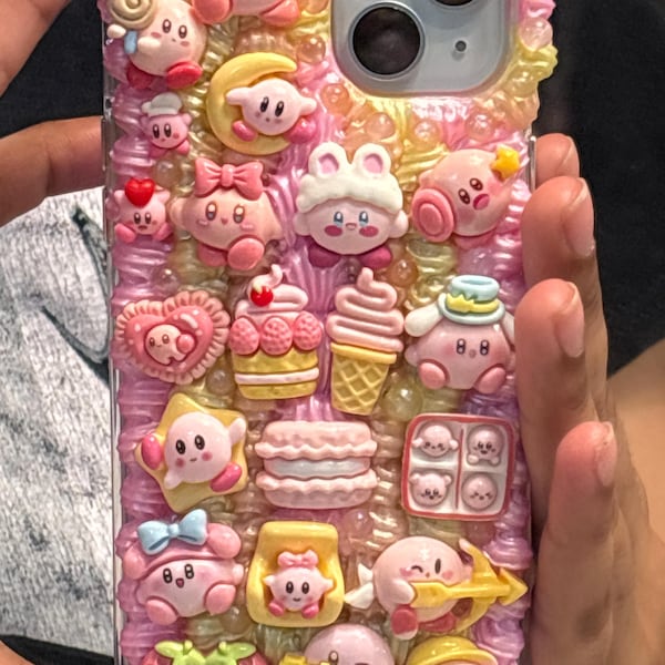 Kawaii Cute Decoden Phone Cases for All Models, Handmade Custom Phone ...