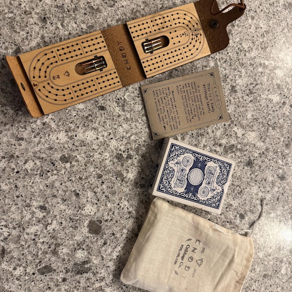 KNODY Original Ultimate Leather | Wrap Around | Travel Cribbage Board ...