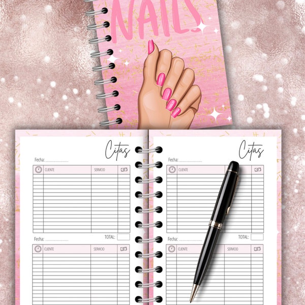 Metallic Realistic Digital Planner Coils - Gold, Silver, Rose Gold ...