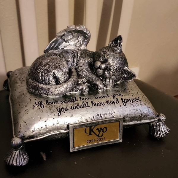 Custom Pet Urn/cat Urn for Ashes/personalized Name and Date Urn/cat ...