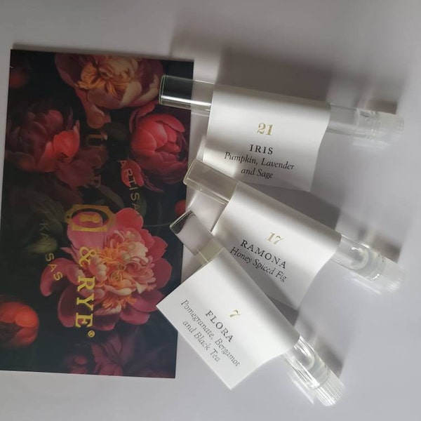 Hazel Perfume Oil • Tobacco, Vanilla and Rose - Etsy