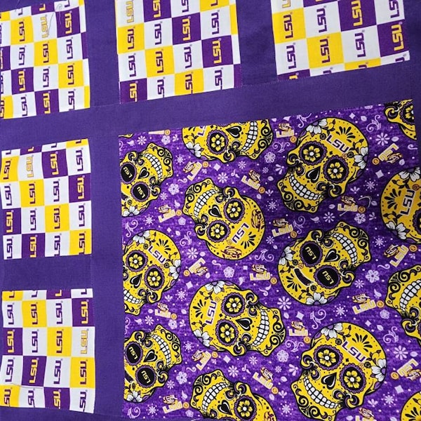 NCAA Louisiana State University LSU Tigers Purple & Gold College Logo ...