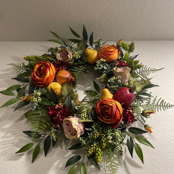 Cottage Garden Arrangement, Artificial Arrangement, Dining Table Floral ...