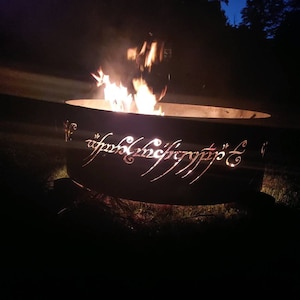 Fishing Fire Pits Fishing Fire Ring Pits Heavy Duty Outdoor - Etsy