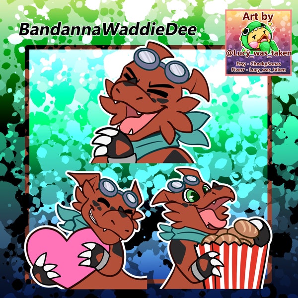 Twitch Emotes - Custom Furry Emotes for Discord / Twitch, Made-to-order ...