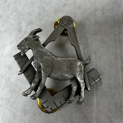 Freemasons ,riding the Goat Masonic Pin - Etsy