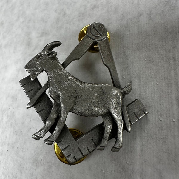 Freemasons ,riding the Goat Masonic Pin - Etsy