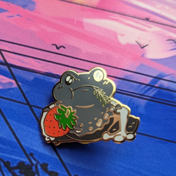 Poison Dart Frog Enamel Pin - Frog - Toad, Enamel Pin, Frog Hard Enamel ...