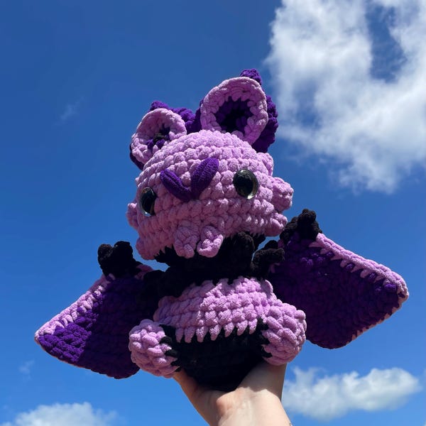 Buffy the Bat Dragon Amigurumi Crochet PDF Digital Pattern - Etsy