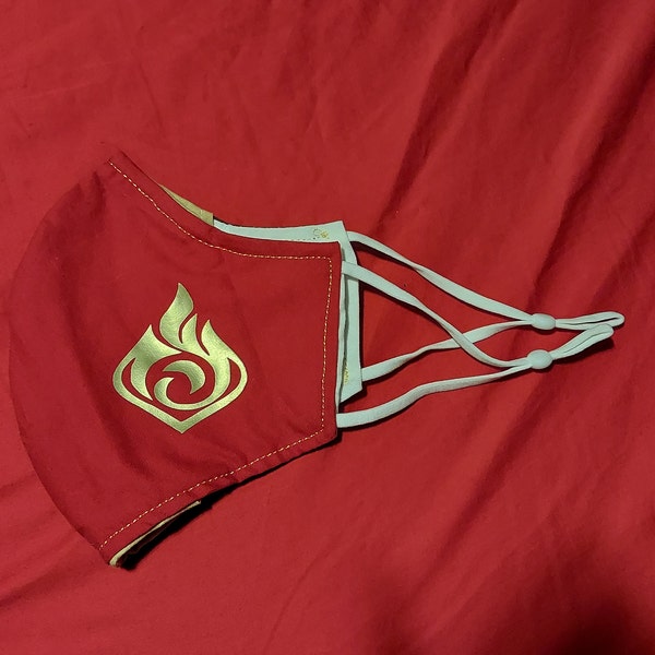 Genshin Impact Inspired HTV Face Masks *made to Order* - Etsy