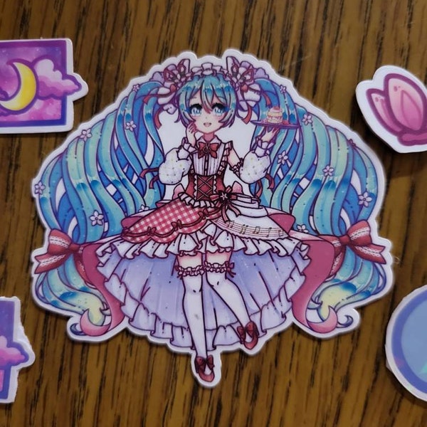 Chibi Vocaloid Stickers [cute Kawaii Anime Vocaloid Hatsune Miku ...