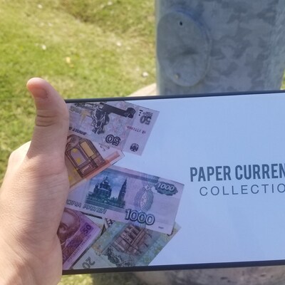 Paper Money Currency Collection Wallet/album 25 Pages - Etsy