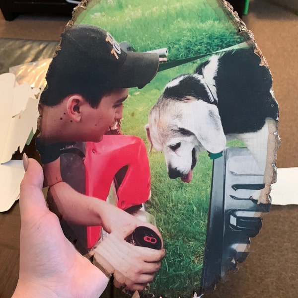 Best Friend Gift, Tree Slice Art, Wood Slab Decor, Birthday Gifts for ...