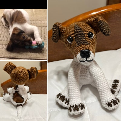 Jack Russell Crochet Pattern Jeremy the Jack Russell Pattern PDF in US ...