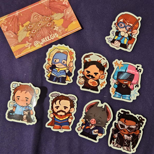 Dispatch | 2in Chibi Stickers - Etsy