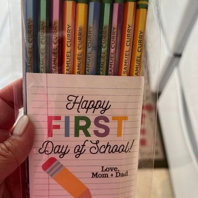 Personalized Back to School Pencils With Student Name - Etsy