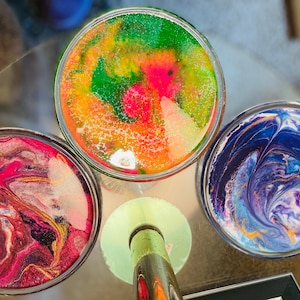 Resin Galvanized Serving Tray With Handles Resin Trays - Etsy