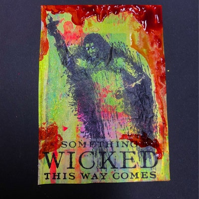 Halloween Collection Unmounted Rubber Stamp Plate, Skeleton Stamp ...