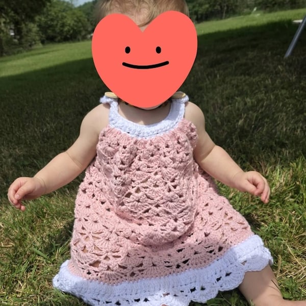 Crochet Dress PATTERN - Chantilly Lace Sundress (sizes up to 10 Years ...