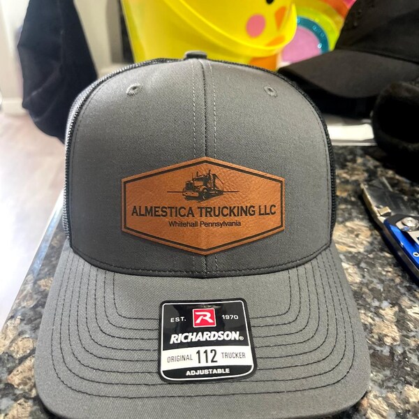 Custom Excavator Patch Hat, Construction Company Hats, Personalized ...