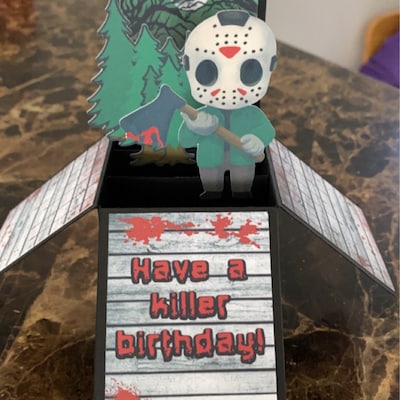 Horror Movie Pop-up Card - Etsy