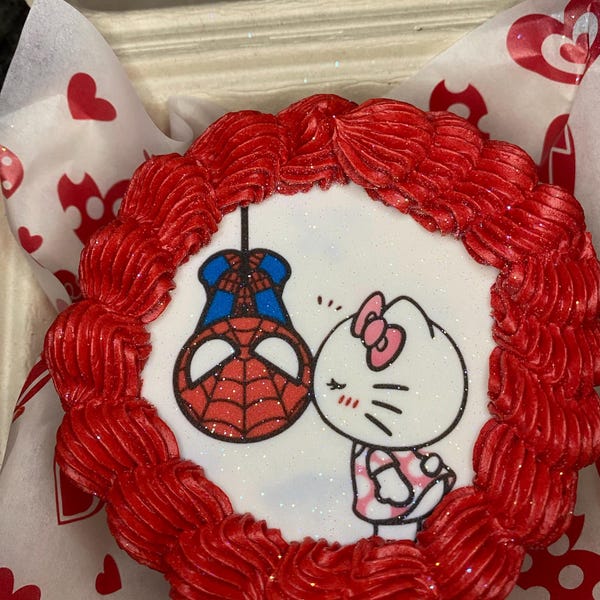 Hello Kitty Spiderman Spidey Edible Image Icing Sugar Sheet for Cakes 4 ...