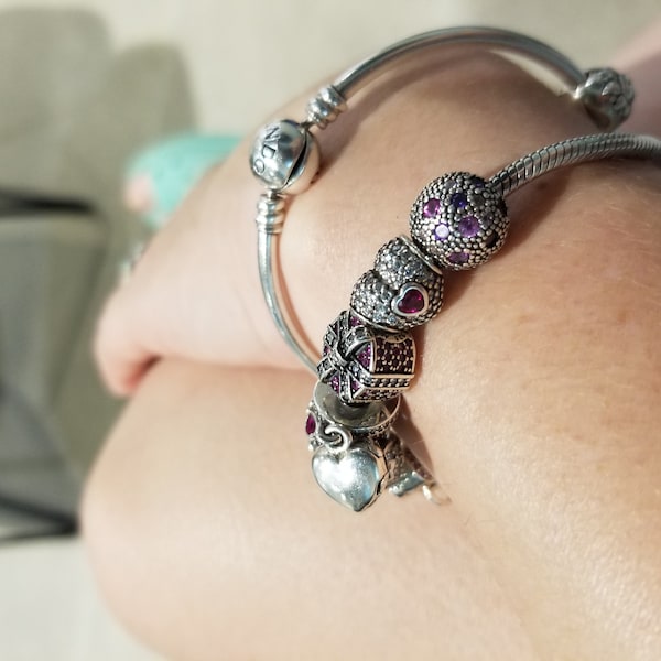 Pandora Sterling Silver Germany Heart Flag Dangle Charm - Etsy