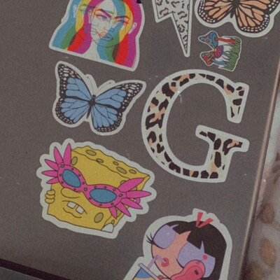 Trippy Face Vinyl Sticker Psychedelic Vinyl Sticker Stickers for ...