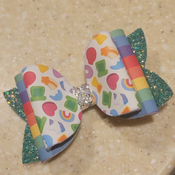 Snoopy Bow Red Glitter Hair Bow Valentines Glitter Bow - Etsy