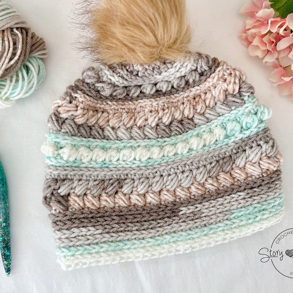 The Blizzard Beanie Pattern - Etsy