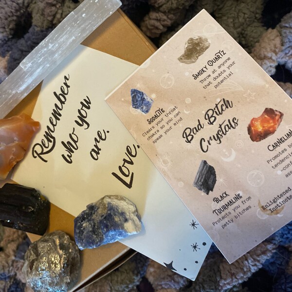 New Job Crystal Set Healing Crystals for Work, Crystals for Office ...