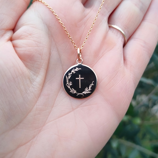 Sacred Feminine Jewelry MOON CYCLE Pendant 17mm Moon Phases Necklace ...