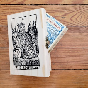 Tarot Cards Box 13 Designs,handcrafted for Storing Your Cards , Hinged ...