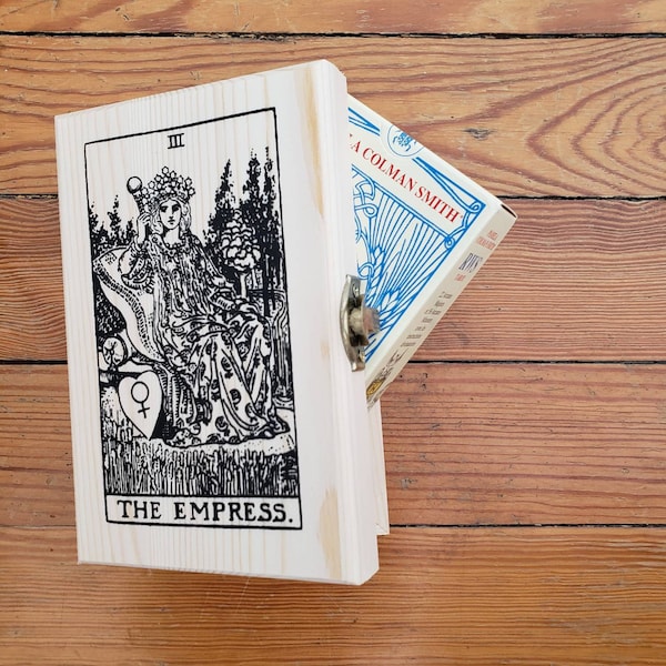 Tarot Cards Box 13 Designs,handcrafted for Storing Your Cards , Hinged ...