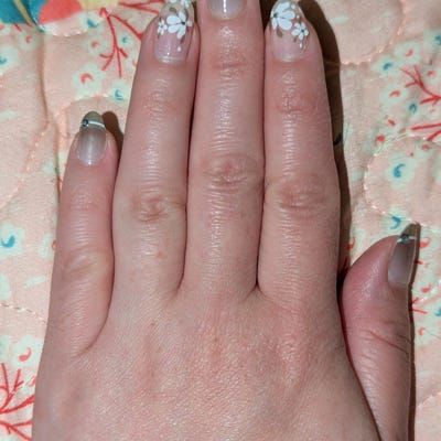 Pastel Cherry Blossom Nail Wraps / Flower Floral Nail Polish Strips ...