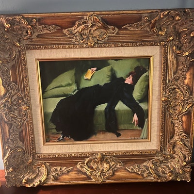 Decadent Young Woman. After the Dance, Ramon Casas, High Quality Art ...