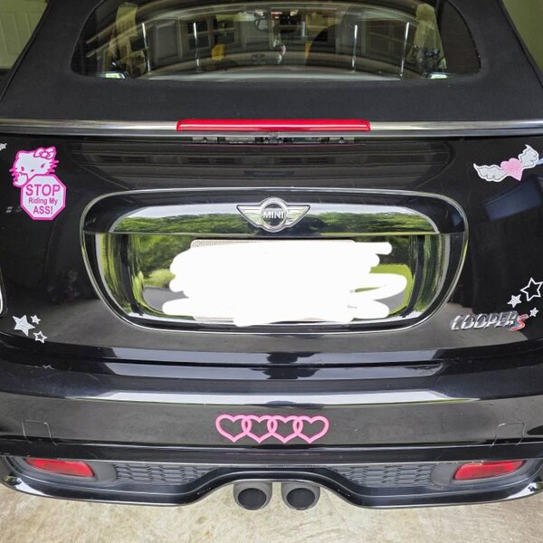 Cute Car Logo Heart Emblem, Exterior Accessories, Car Modification, Mod ...
