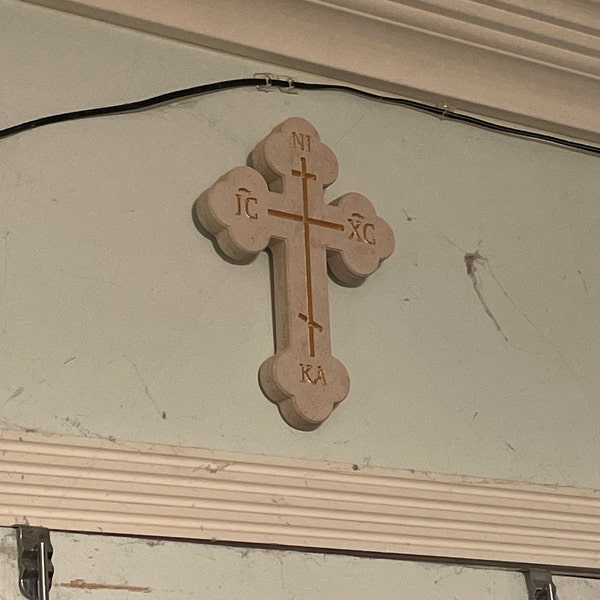 Orthodox Standing Cross, Made of the Limestone, Religious Gift - Etsy