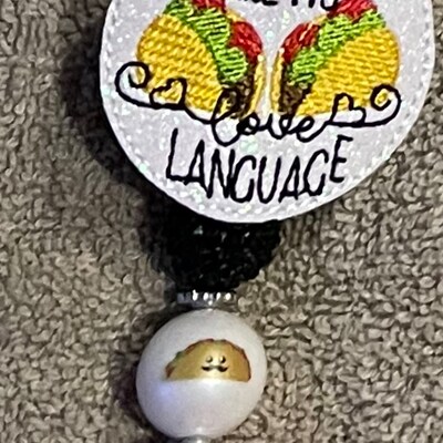 ASL Badge Reel I Love You Badge Sign Language Badge - Etsy