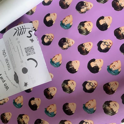 BTS Dynamite Wrapping Paper BTS Dynamite Gift Wrap BTS Birthday Gift ...
