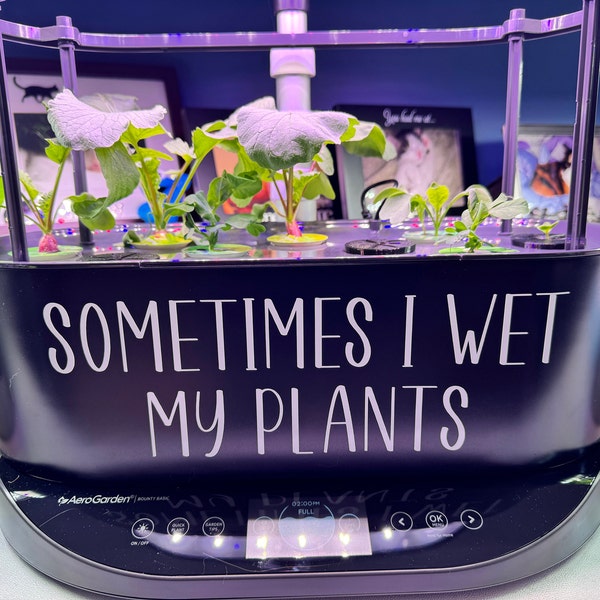 Fun Hydroponics Decorative Decal / Sticker Welcome to My Garden 4 ...