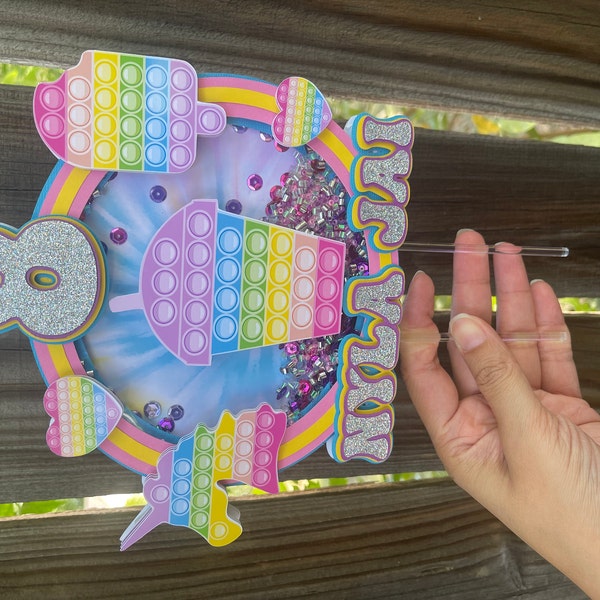 Printable Pop It Birthday Party Centerpieces, Pop It Fidget Toy Table ...