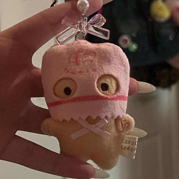 Mini Snack Keychains, Strawberry Peach, Puppy Pastel Charm, Japanese ...